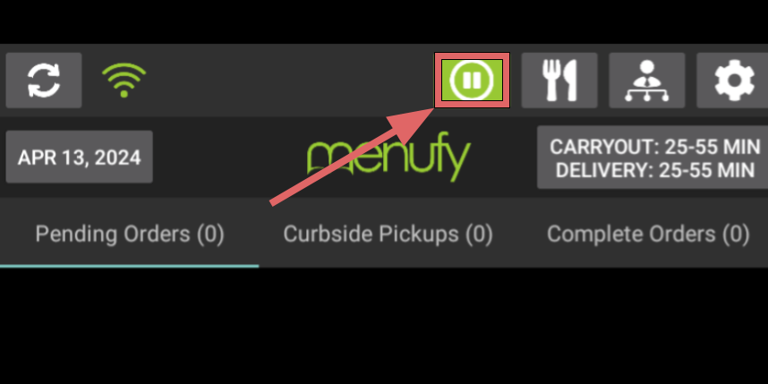 How to schedule a shut off – Menufy Help