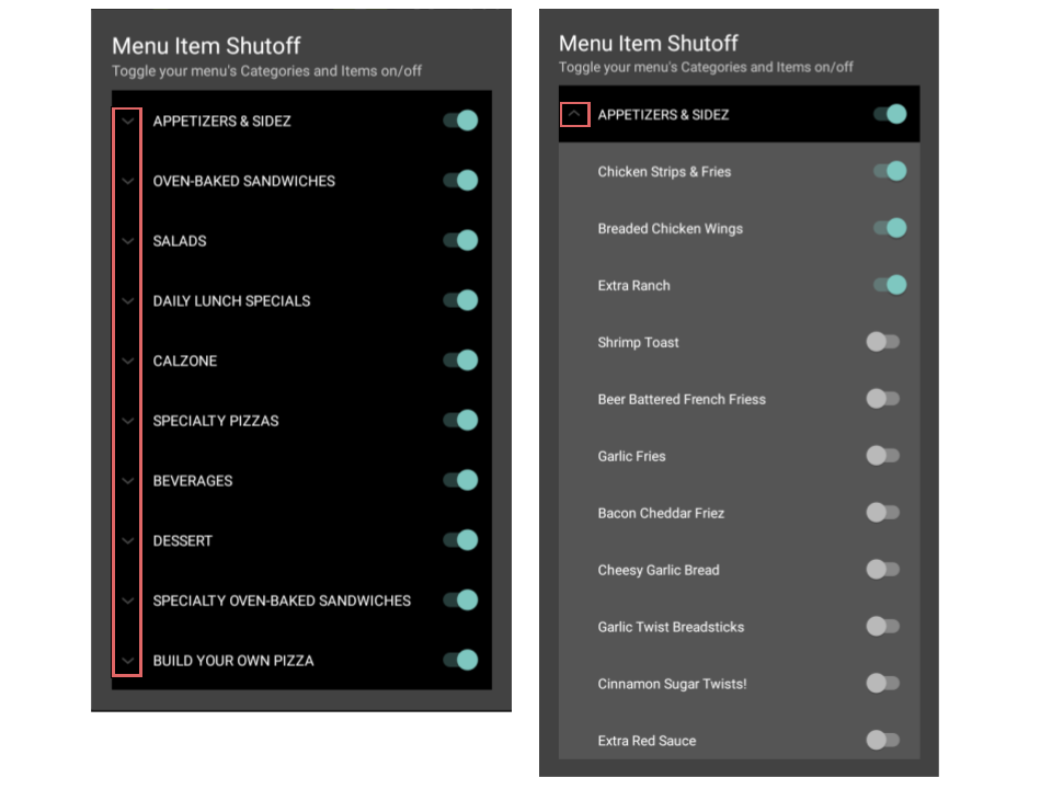 How to adjust Menu Categories and/or Items – Menufy Help