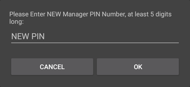How to set up the Manager Pin – Menufy Help
