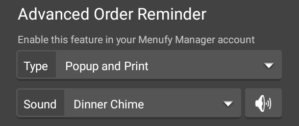 How to Adjust Notifications - Advanced Order Reminder – Menufy Help